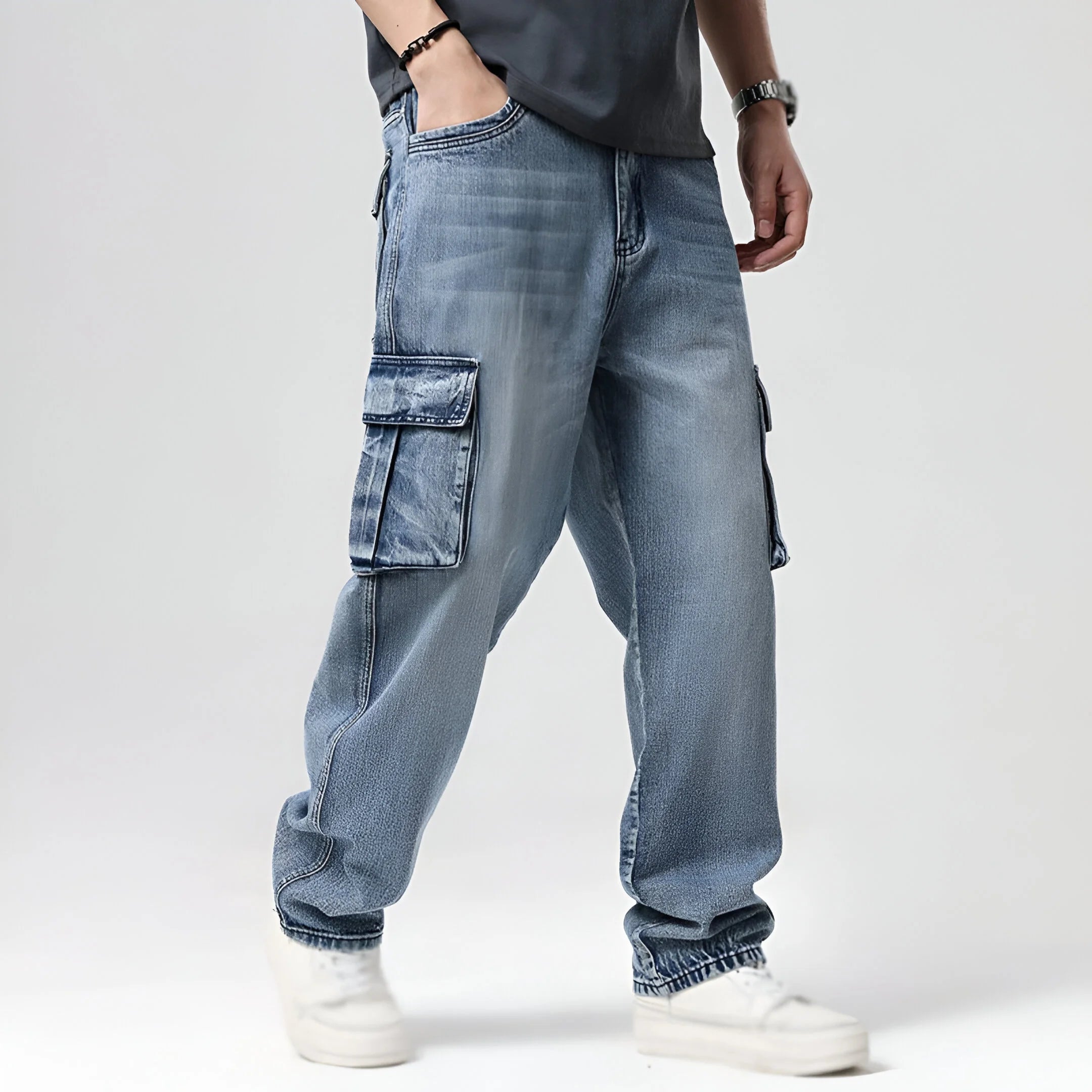Lazaro Cotton Cargo Jeans – Lucerti