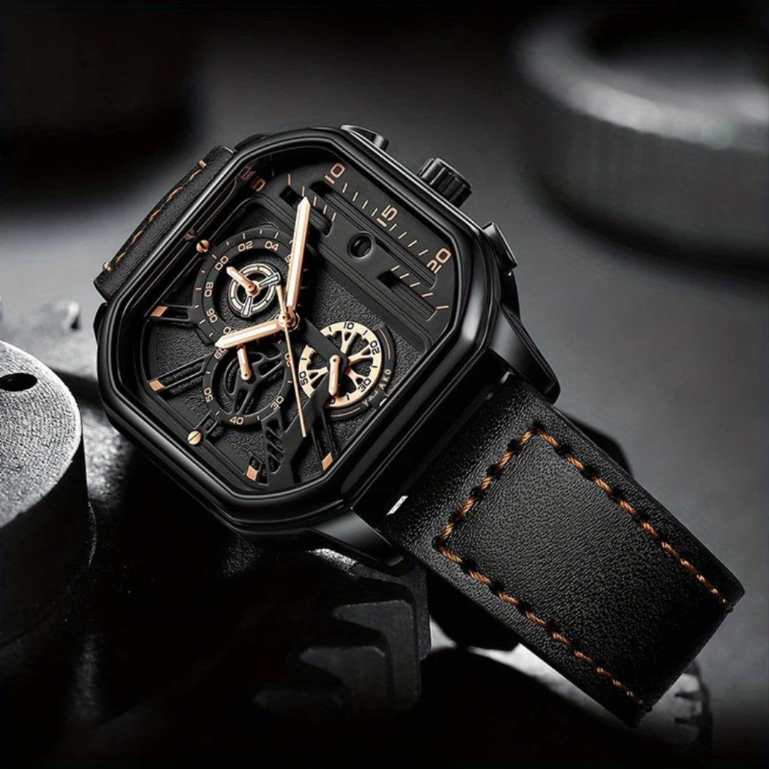Rafael Square Chronograph Watch – Lucerti