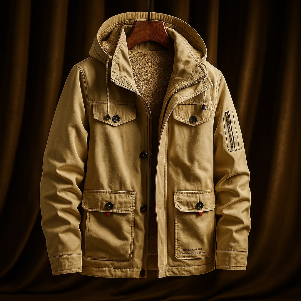 Nikos Cotton Hooded Field Jacket – Lucerti